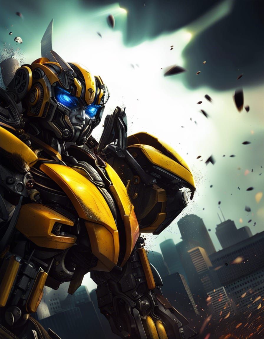 Bumblebee Autobot - AI Generated Artwork - NightCafe Creator