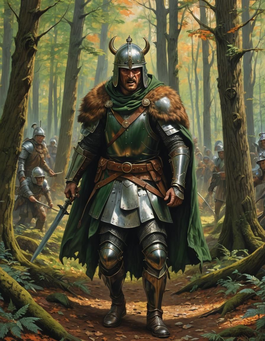 Forest Knight - AI Generated Artwork - NightCafe Creator