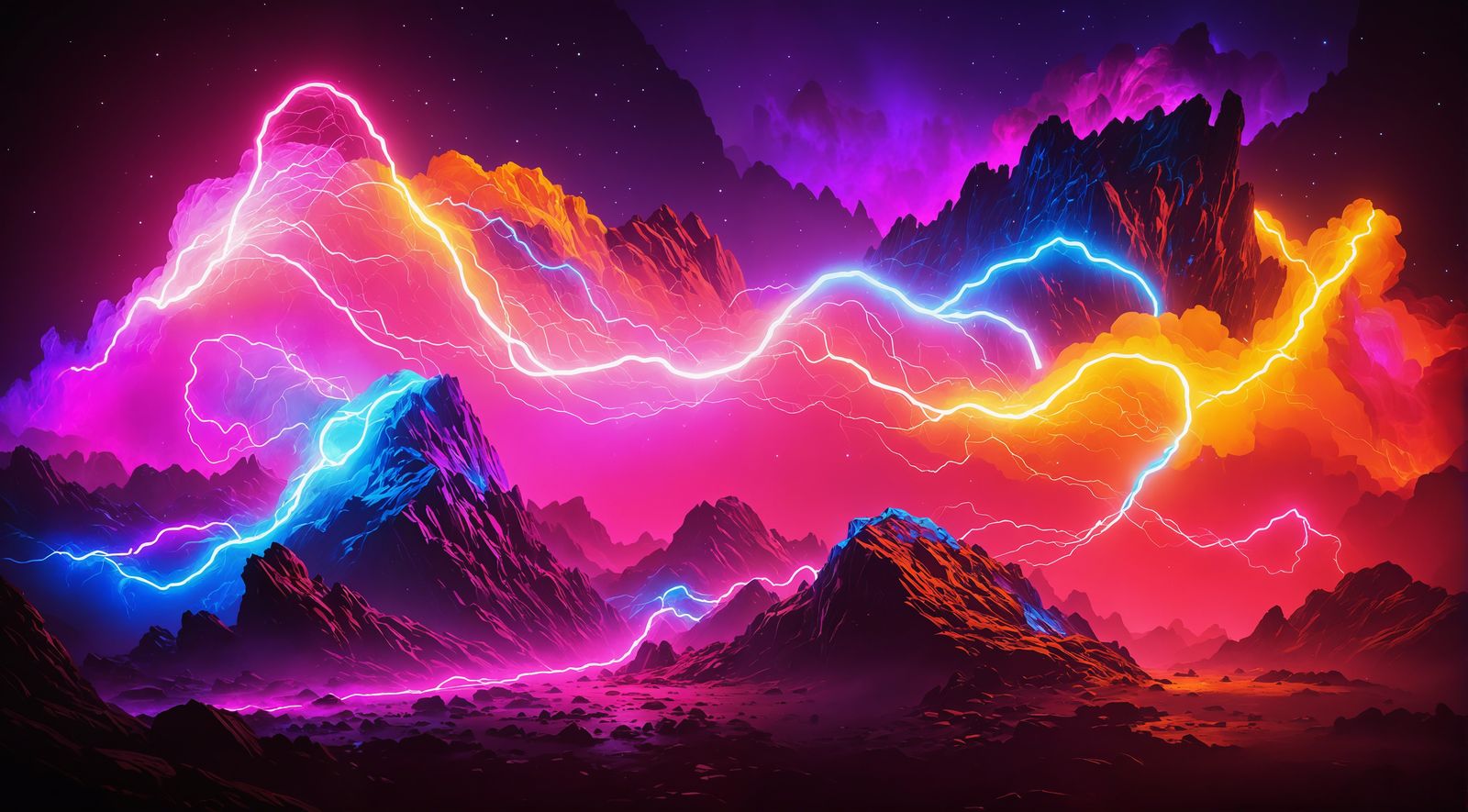 Ethereal Vibrant Neon 8K By John Martin, Asher Brown Durand - AI ...