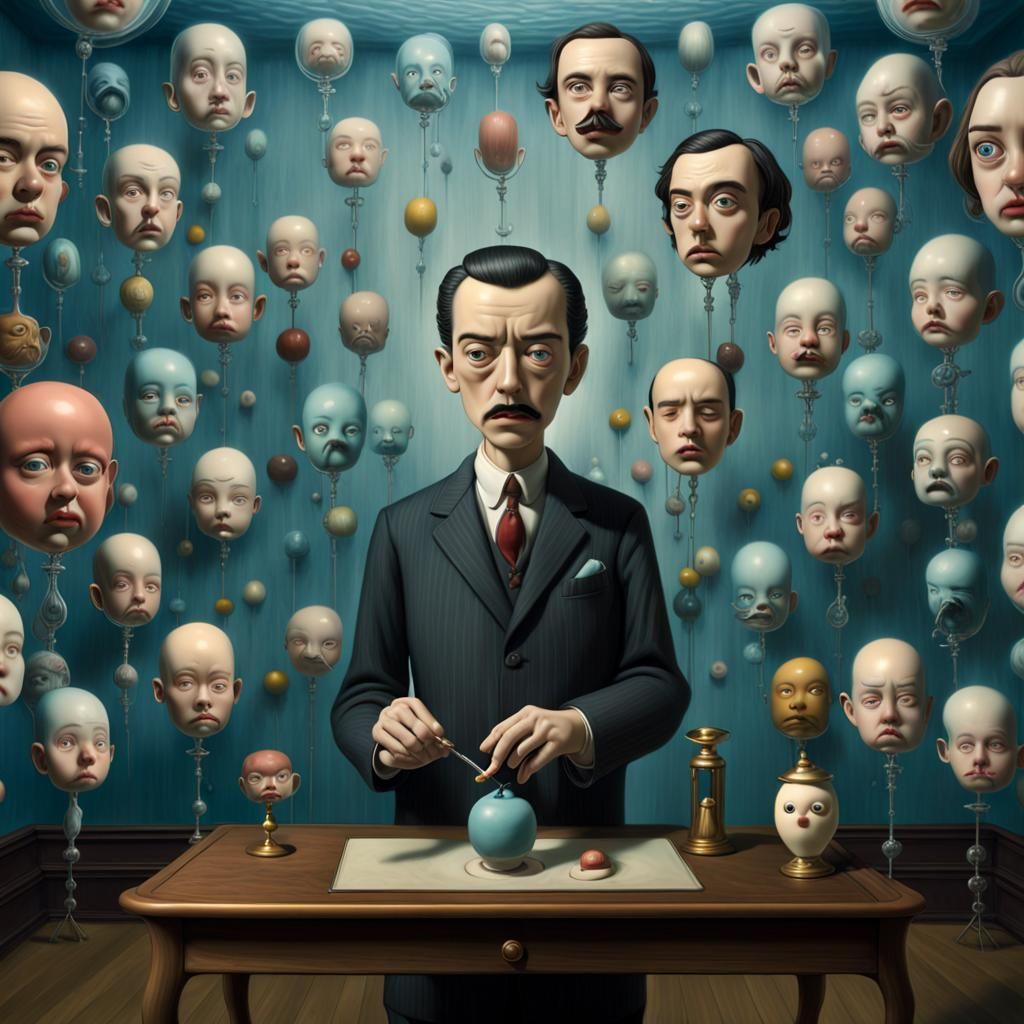 Getting your fill of it/surrealist photo Hyperrealist surrealistic, intricately detailed, color ...