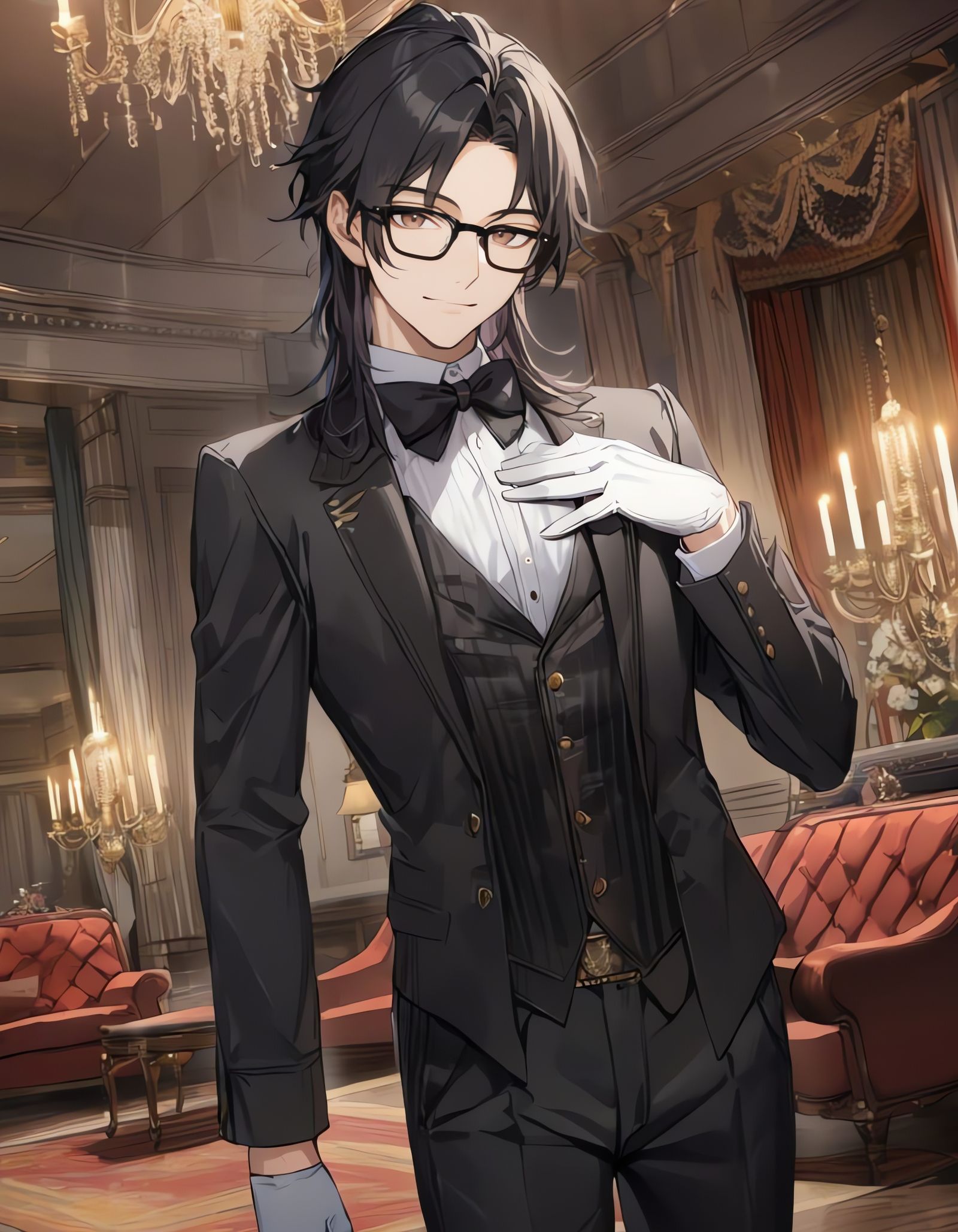 goodnight ojousama - Charming Cowboy Gentleman Smiles at Nig...