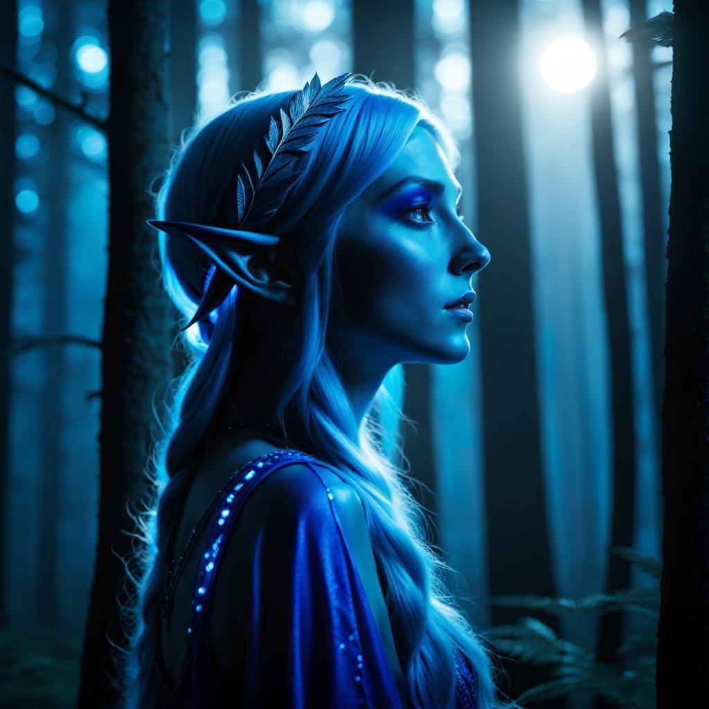 Elf Portrait - AI Generated Artwork - NightCafe Creator