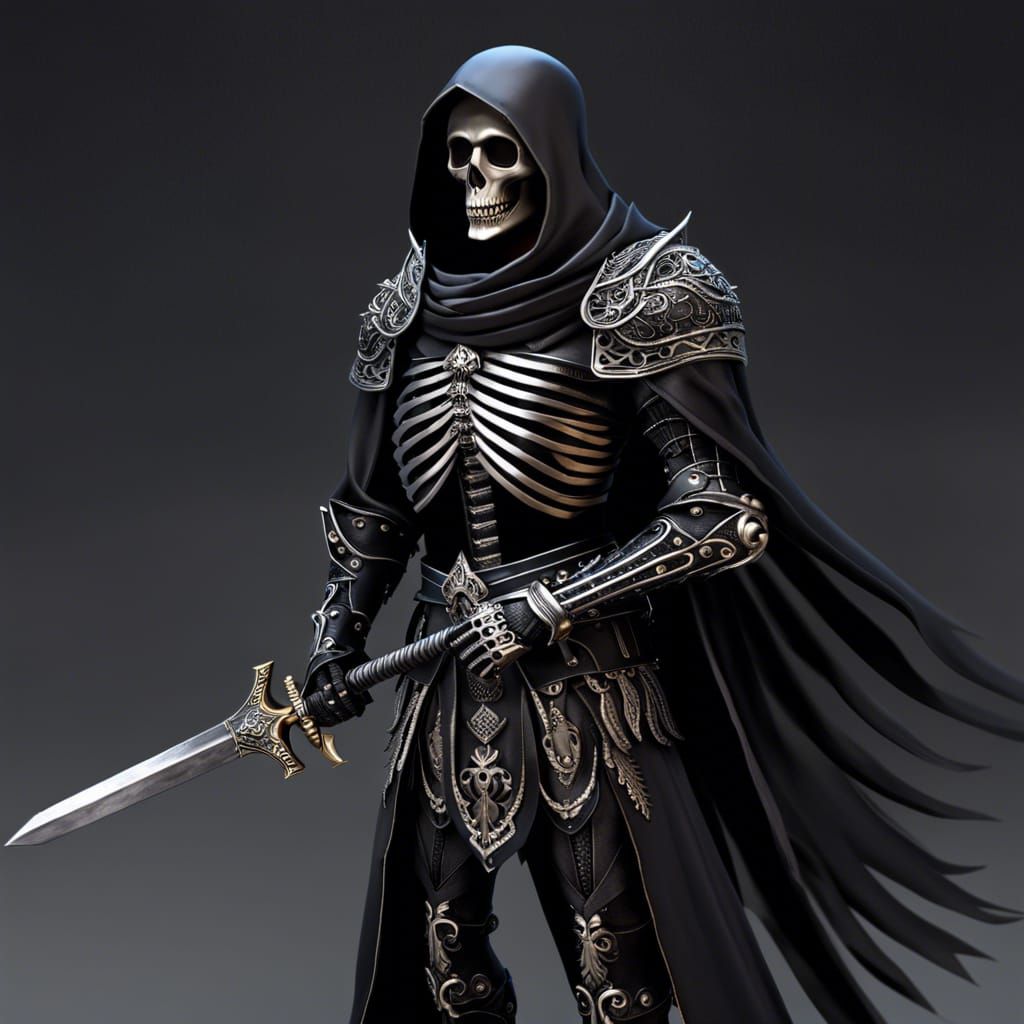 Skeleton again - AI Generated Artwork - NightCafe Creator