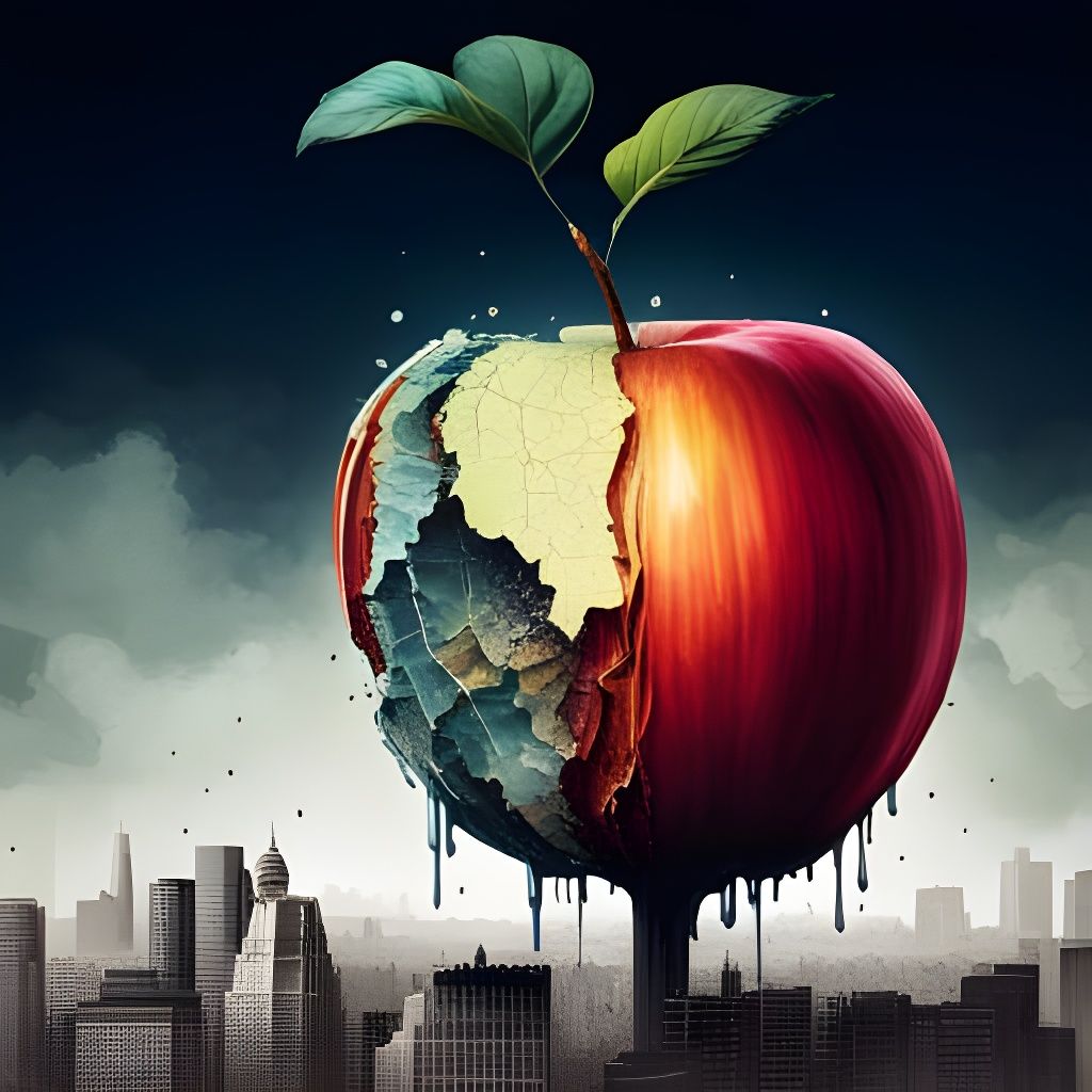 Rotting city - AI Generated Artwork - NightCafe Creator