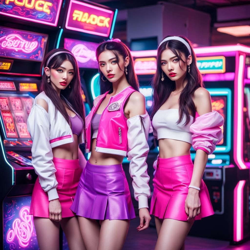 In the Arcade - AI Generated Artwork - NightCafe Creator