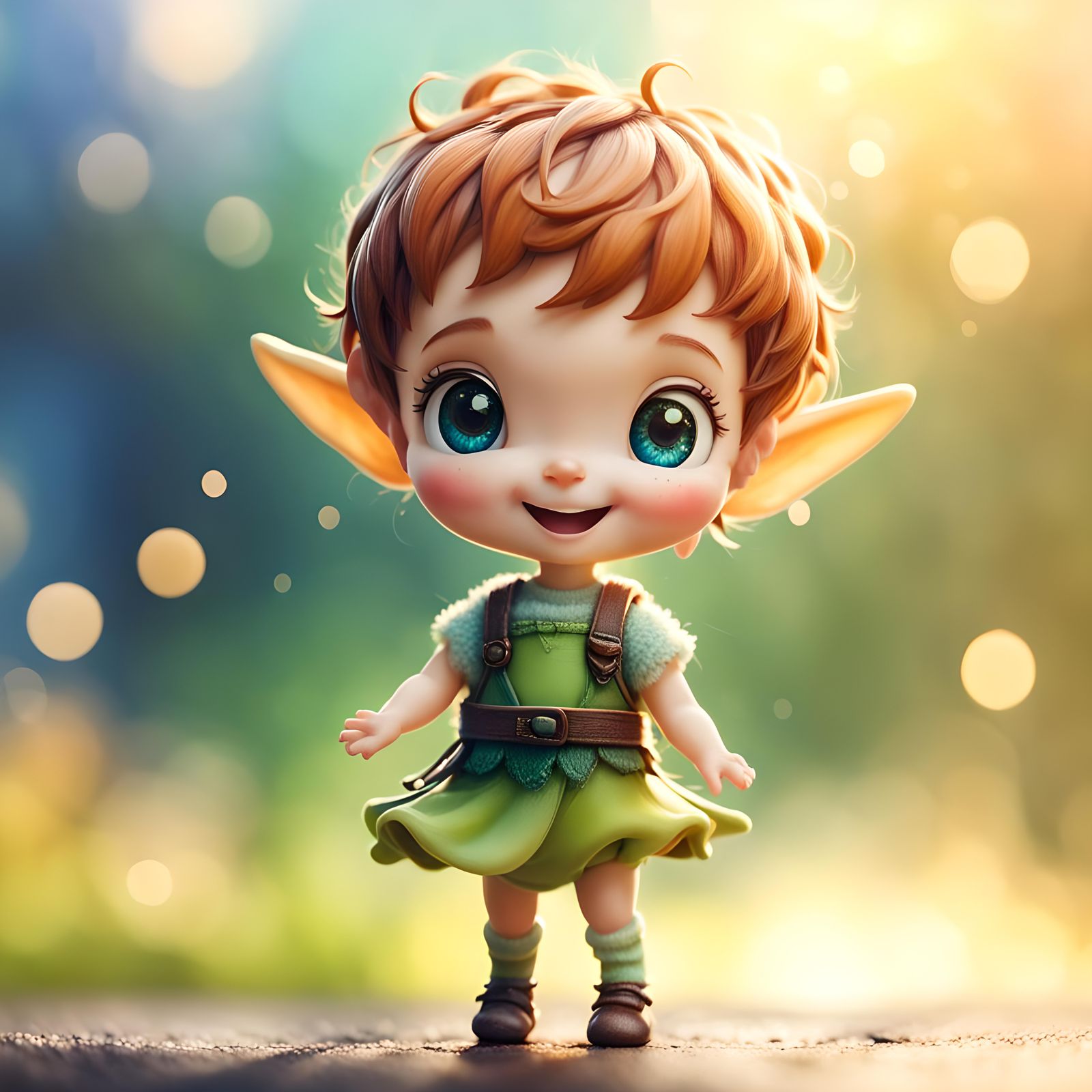 Happy tiny pixie #4 - AI Generated Artwork - NightCafe Creator