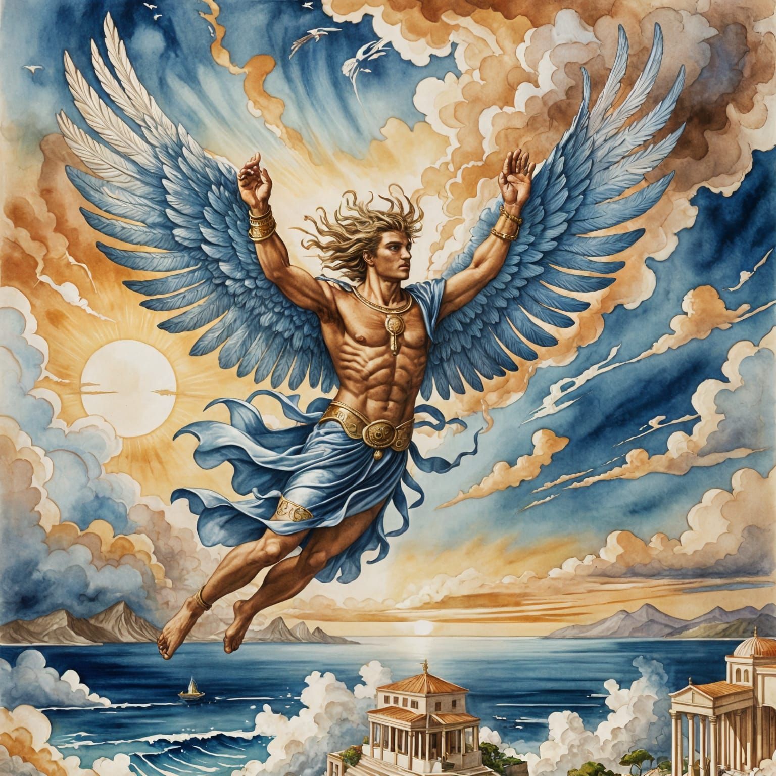 Icarus Aloft - Icarus Soars on Silk