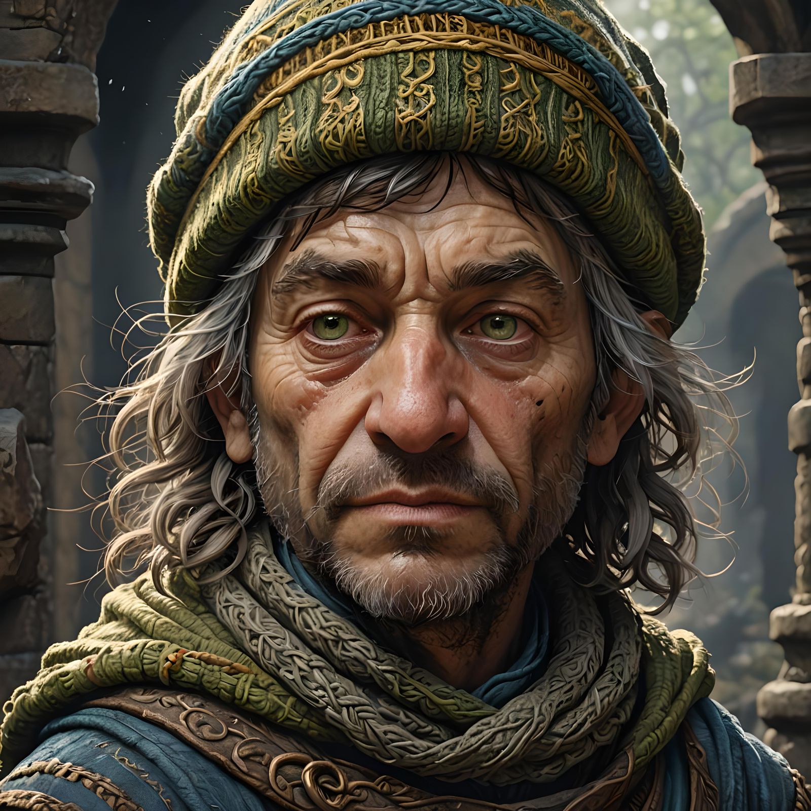 Grizzled Halfling Healer Ai Generated Artwork Nightcafe Creator