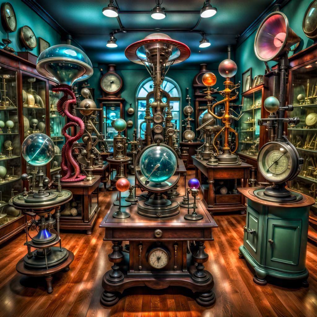 Alien curio shop - AI Generated Artwork - NightCafe Creator