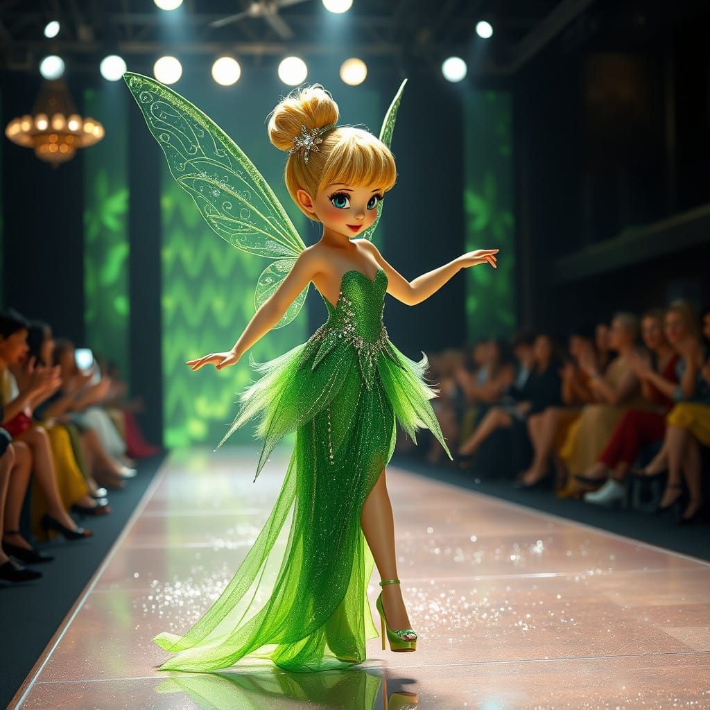 Star of the Show - Pixie Goddess in Glittering Evening Gown ...
