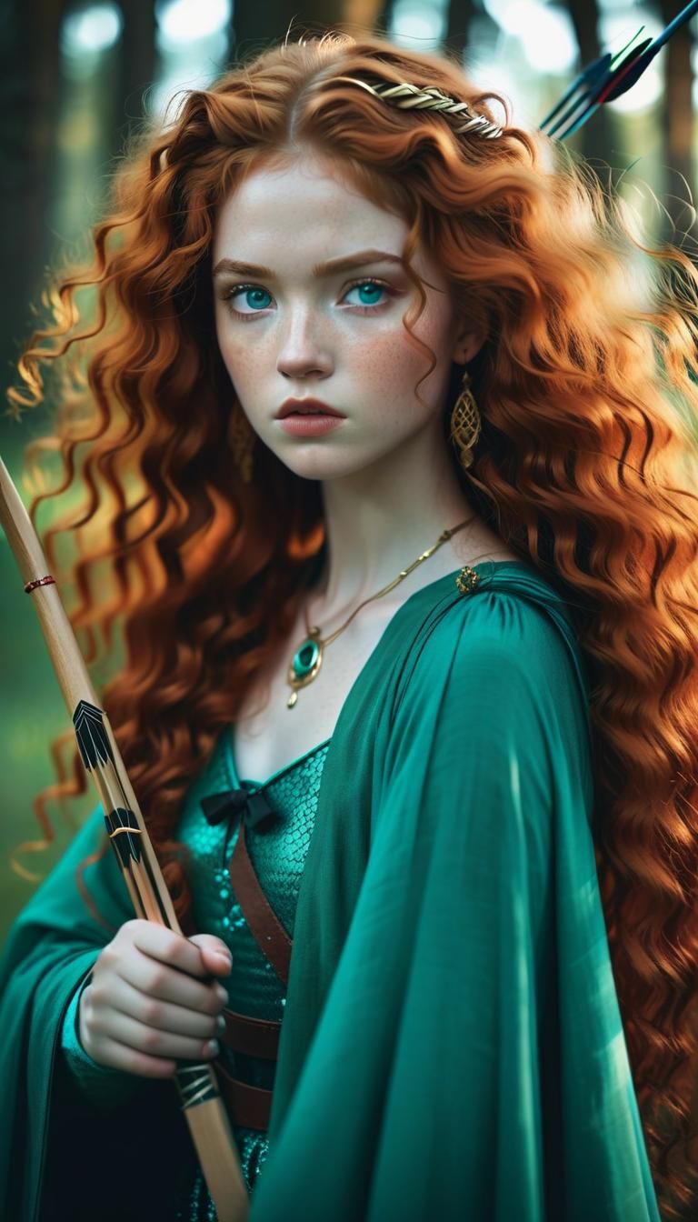 #427 (Merida - The Brave) - AI Generated Artwork - NightCafe Creator
