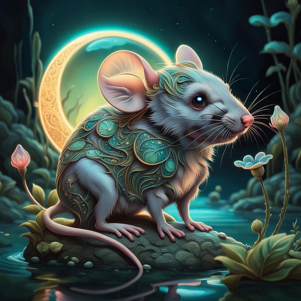 The Warrior Mouse. - AI Generated Artwork - NightCafe Creator