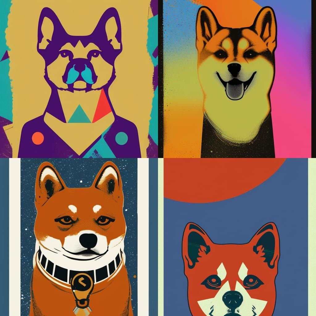 Shiba Inu almost weekend - AI Generated Artwork - NightCafe Creator