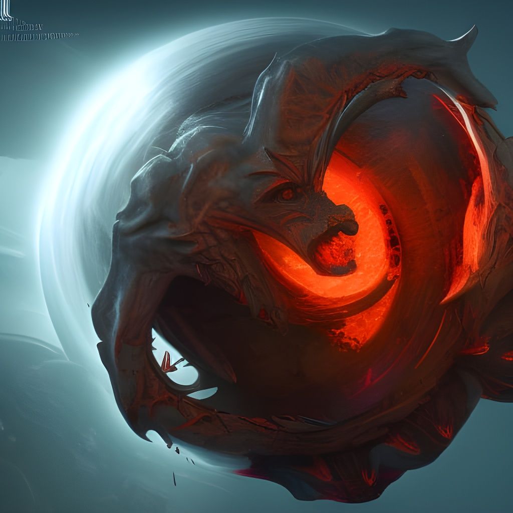 Demonic Orb - AI Generated Artwork - NightCafe Creator