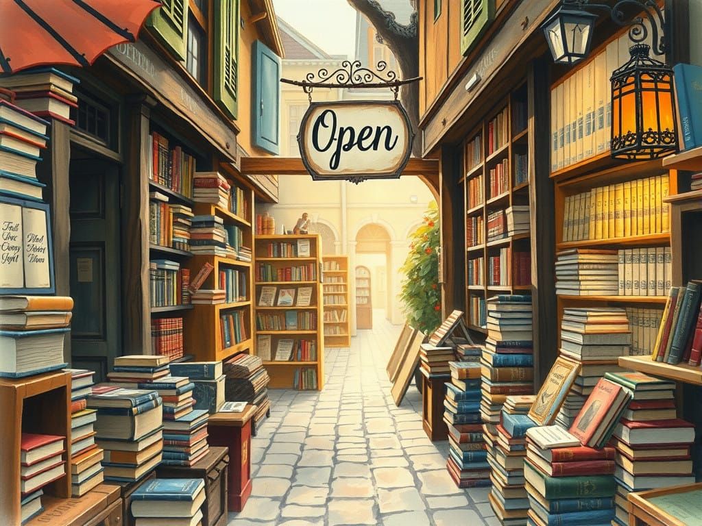 A quaint bookstore - A quaint bookstore