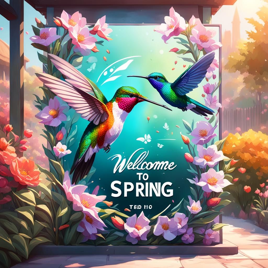 Welcome To Spring! - AI Generated Artwork - NightCafe Creator