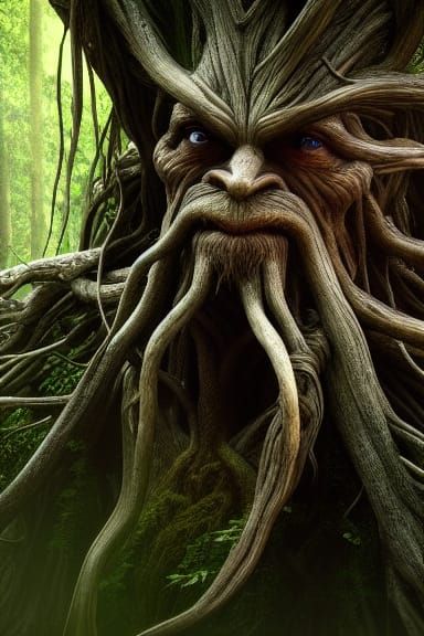 Treebeard the Ent - AI Generated Artwork - NightCafe Creator