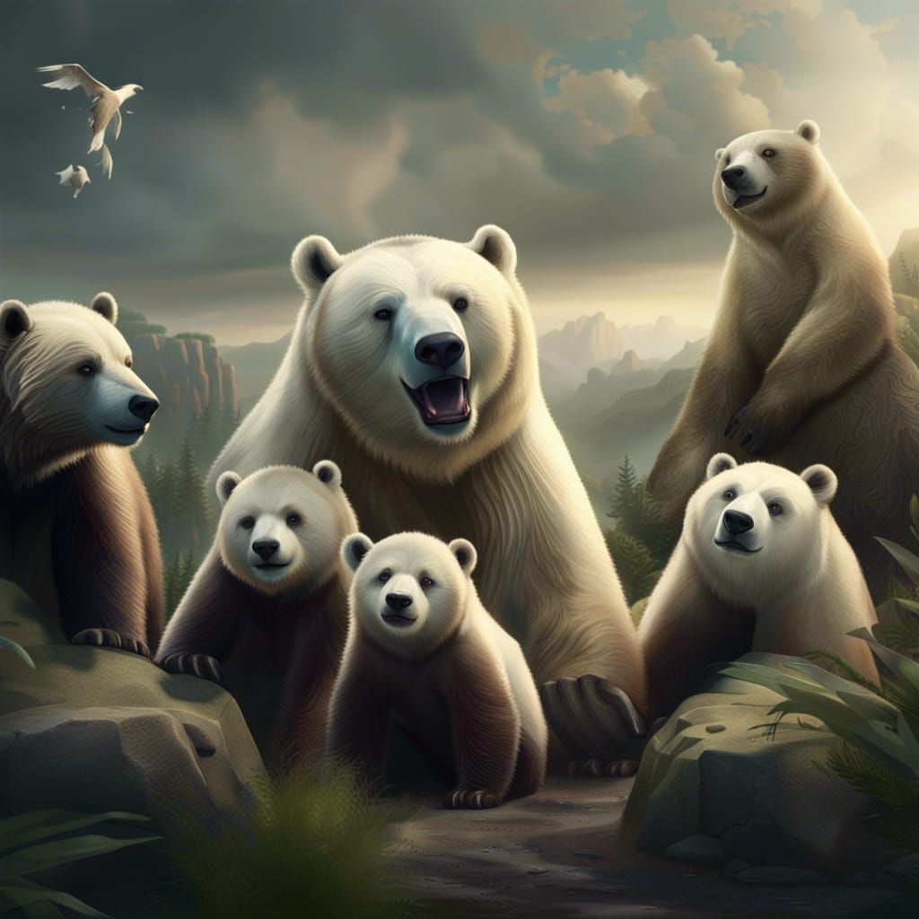 Bear Minimum - AI Generated Artwork - NightCafe Creator