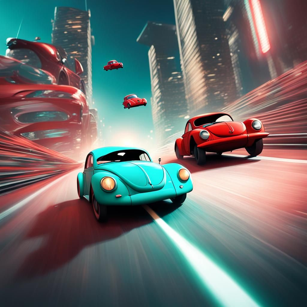 Late night race - AI Generated Artwork - NightCafe Creator