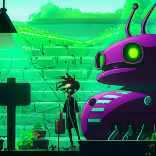Dib Membrane and Invader Zim - AI Generated Artwork - NightCafe Creator