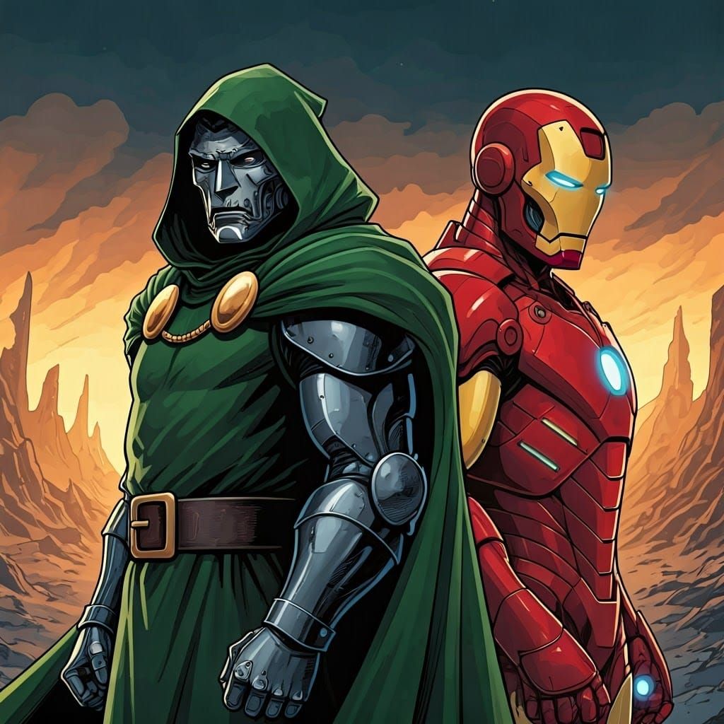 Cyberpunk Apocalypse: Unlikely Allies in a Despera... - AI Art