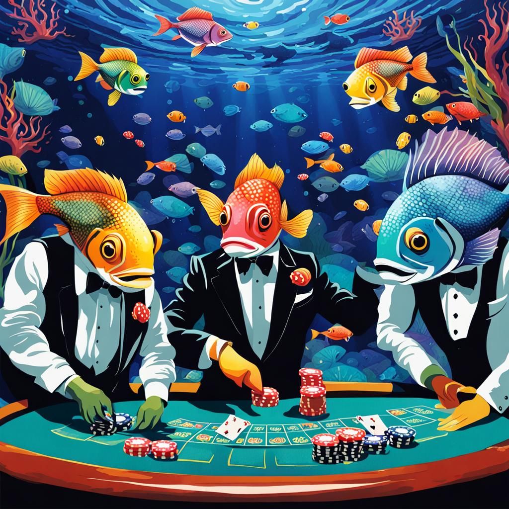 Underwater Casino - AI Generated Artwork - NightCafe Creator