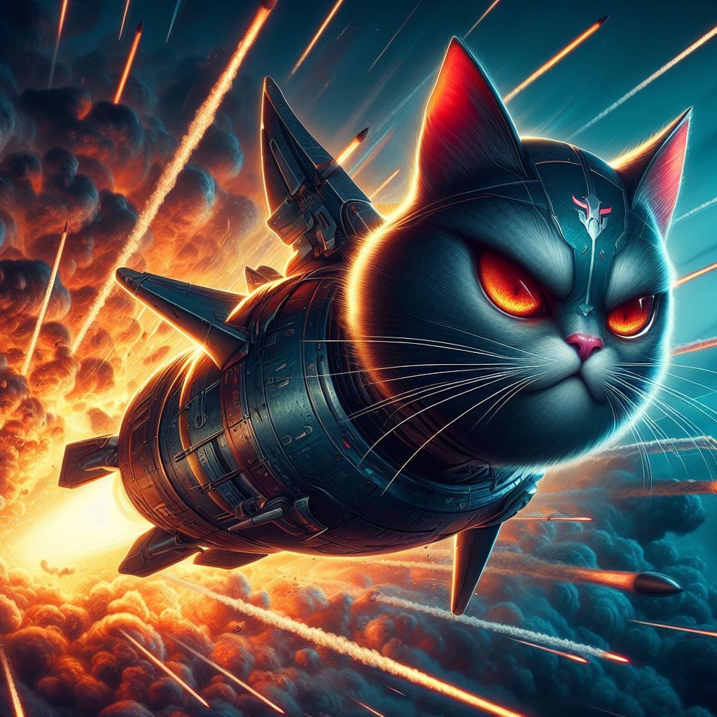 Cat Missile - AI Generated Artwork - NightCafe Creator