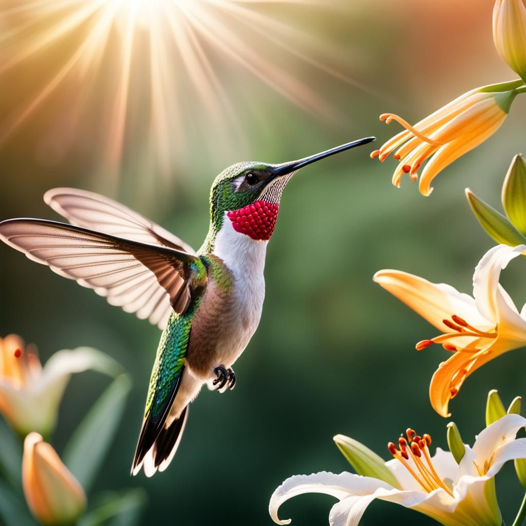 hummingbird - AI Generated Artwork - NightCafe Creator