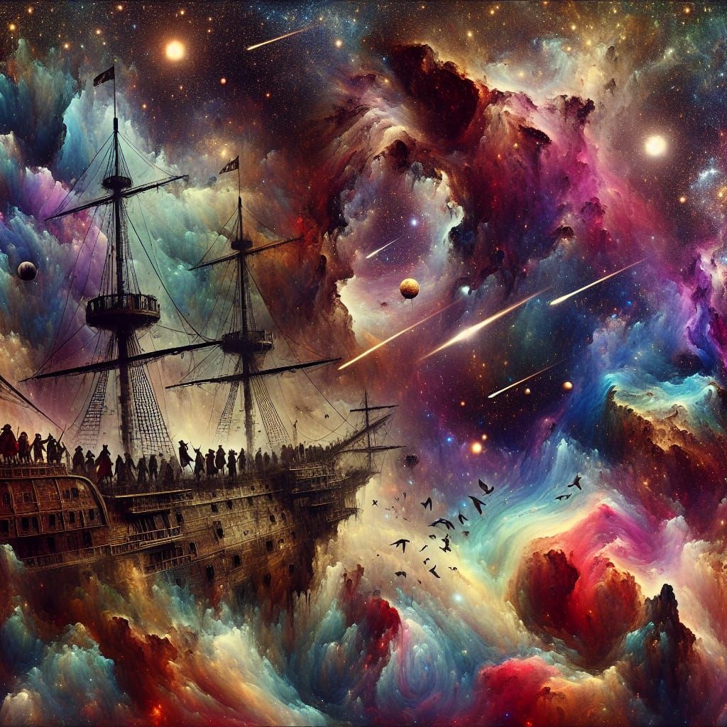 Space Marauders - AI Generated Artwork - NightCafe Creator