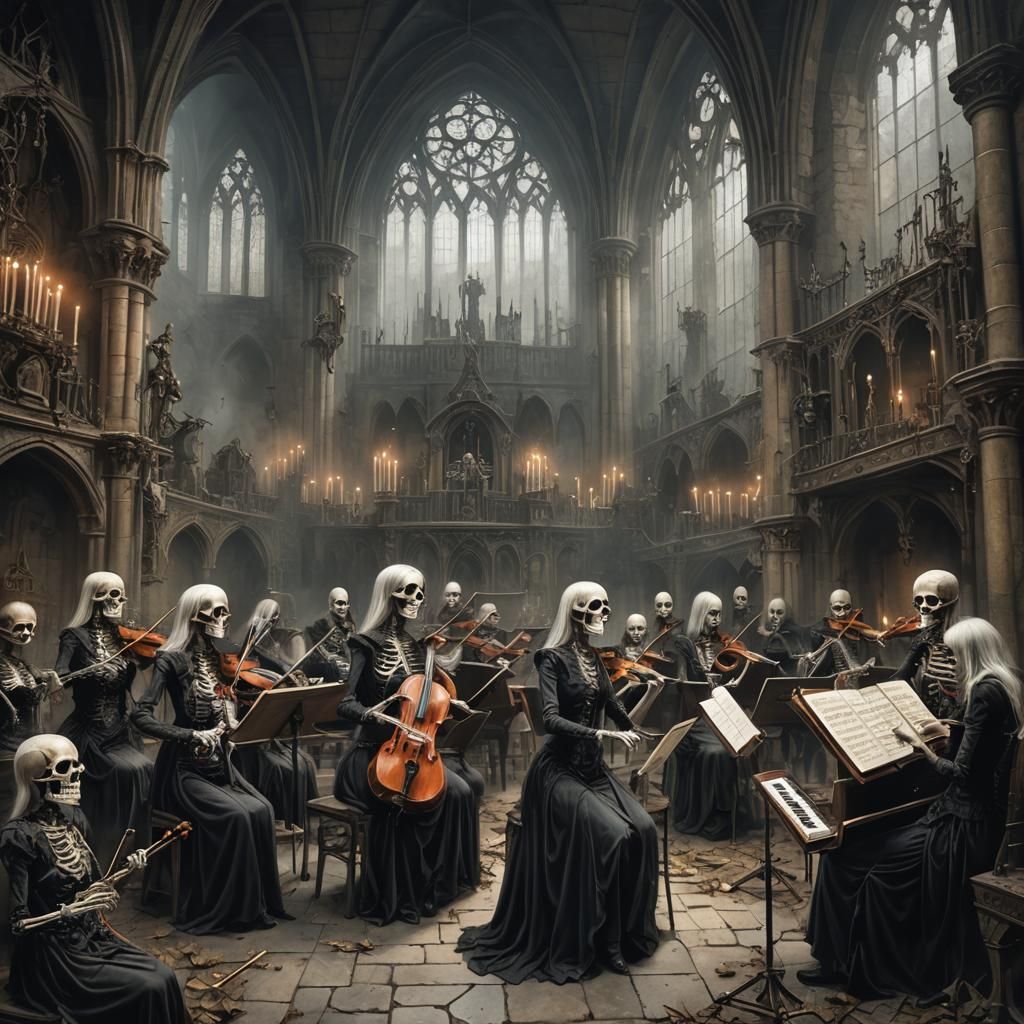 dead orchestra - AI Generated Artwork - NightCafe Creator