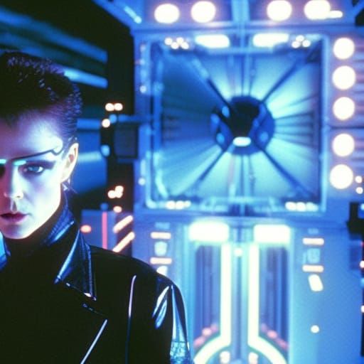 1995 film adaptation of William Gibson's "Neuromancer" - AI Generated ...