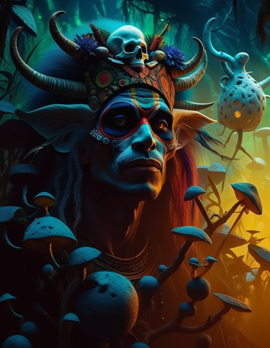 Mutant Shaman Series #15 - AI Generated Artwork - NightCafe Creator
