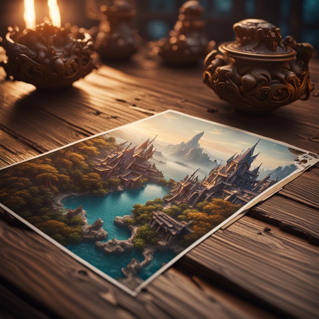 Castle postcard - AI Generated Artwork - NightCafe Creator