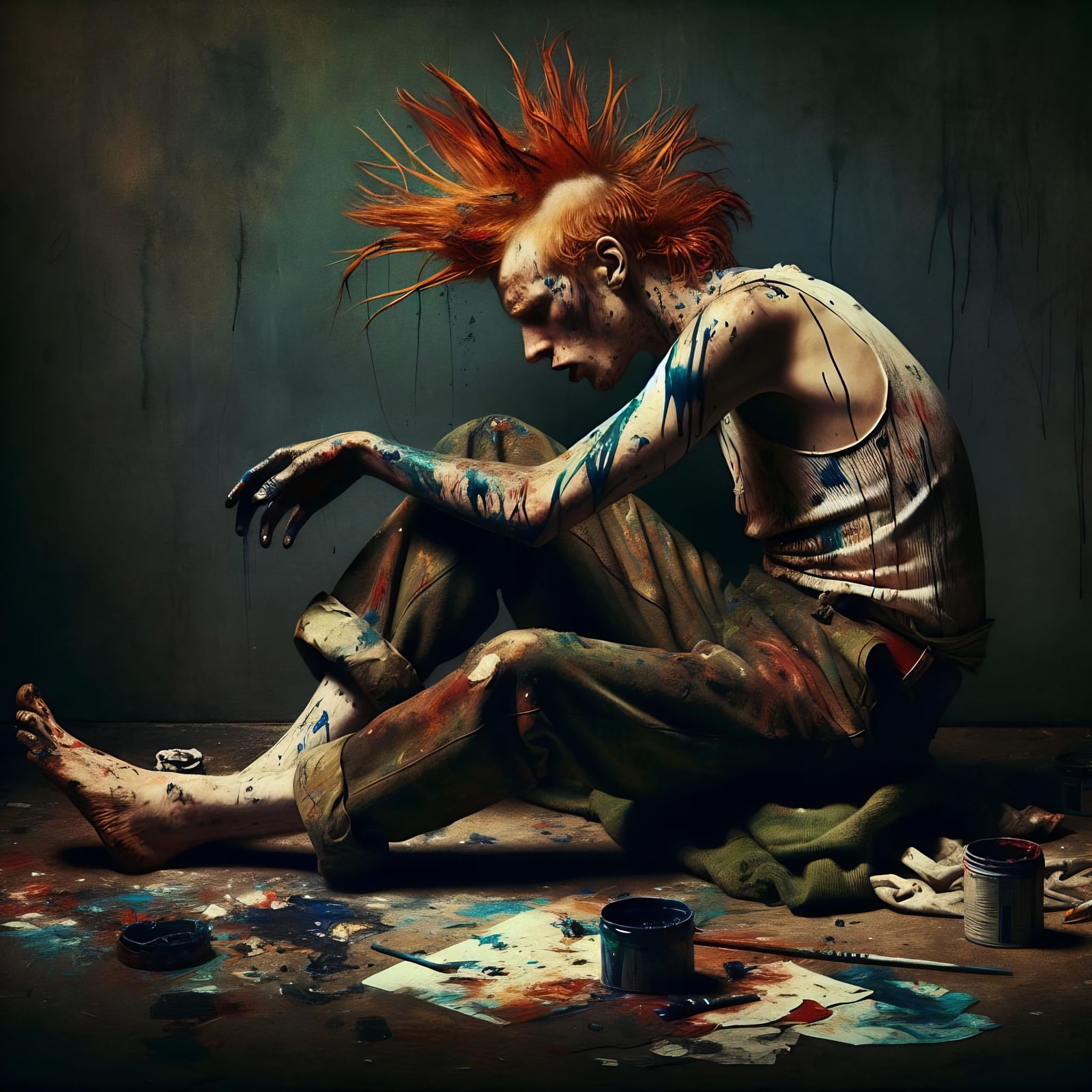 The Mad Artist #5 - AI Generated Artwork - NightCafe Creator