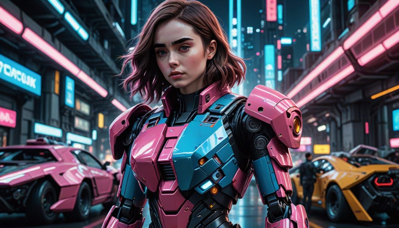 Robotech Anime Art of Lisa Hayes and Her Valkyrie ... - AI Art