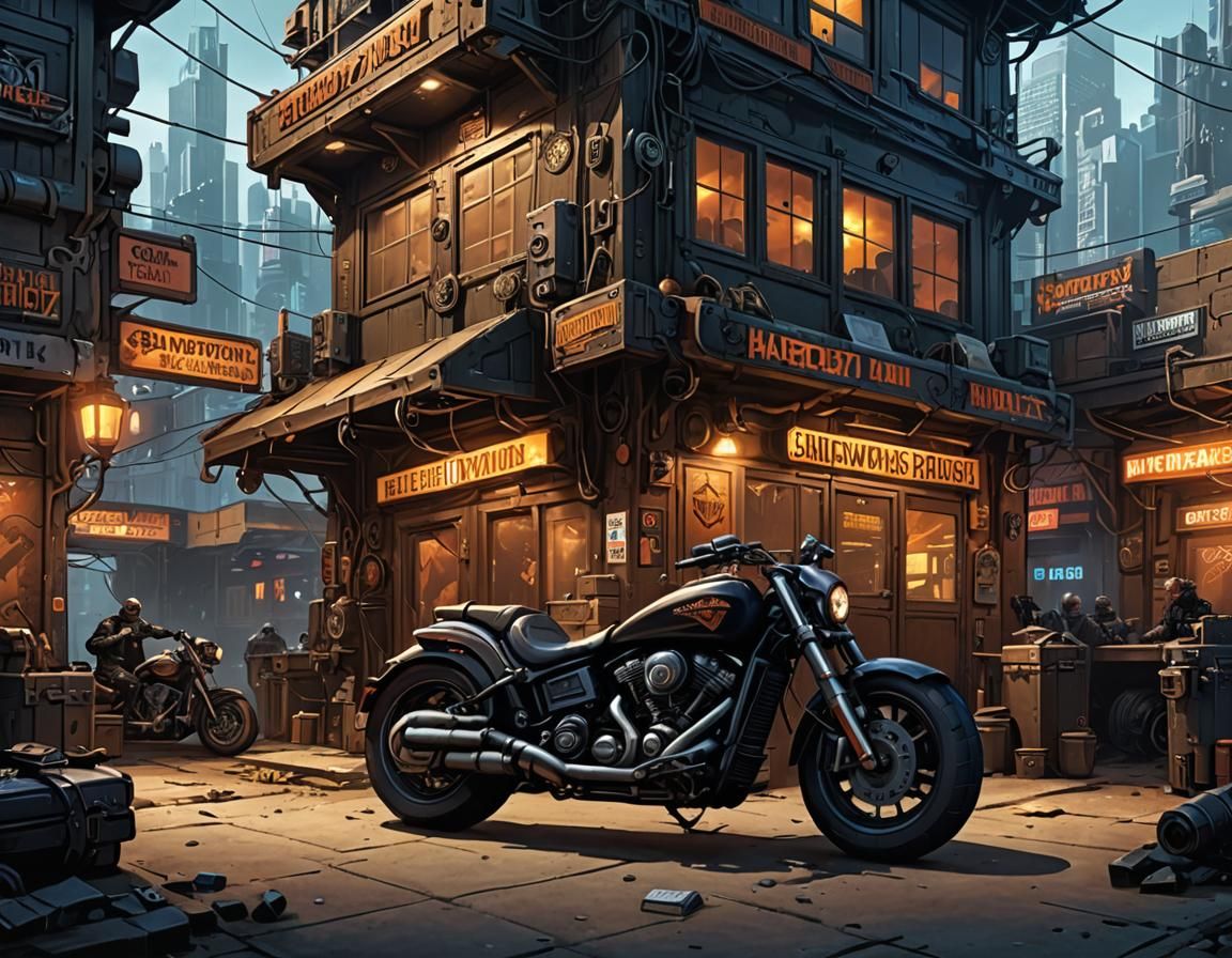 Shadowrun - The Hideout 03 - AI Generated Artwork - NightCafe Creator