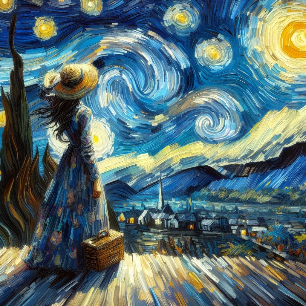 Starry Night - AI Generated Artwork - NightCafe Creator