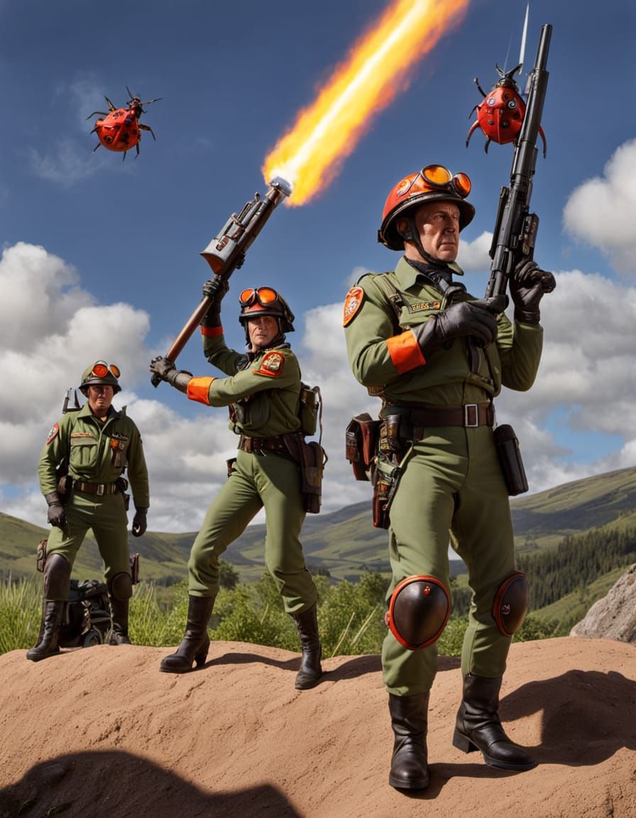 Slug-Devil Rescue Squad Under Capt Beryl Pearl "Maul Hammer" Bedford