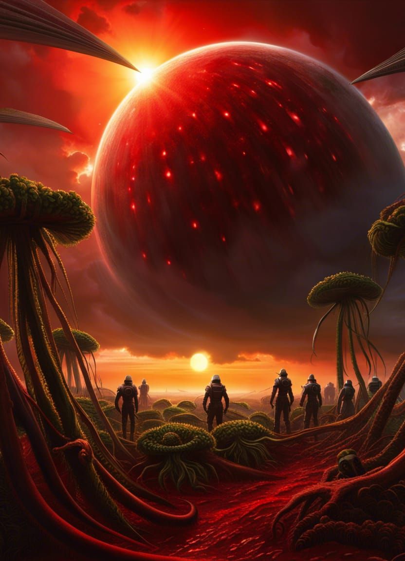 Alien life - AI Generated Artwork - NightCafe Creator