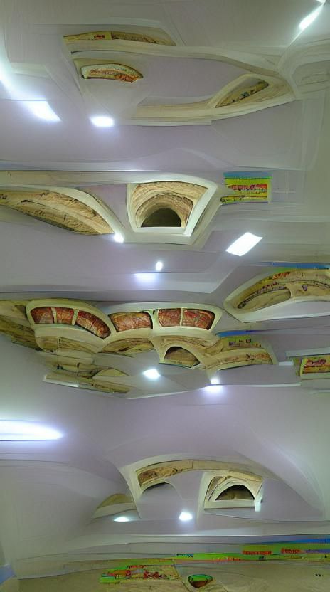 False ceiling with arches look - AI Generated Artwork - NightCafe Creator