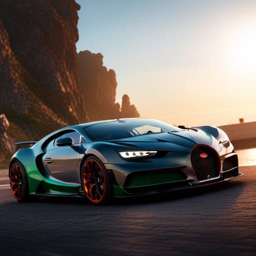 Bugatti Divo Emerald storm edition - AI Generated Artwork - NightCafe ...