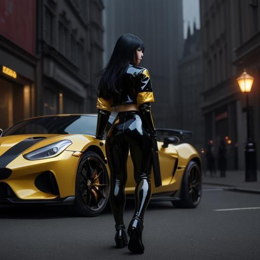 Street Car Racing Girl 9 Ai Generated Artwork Nightcafe Creator