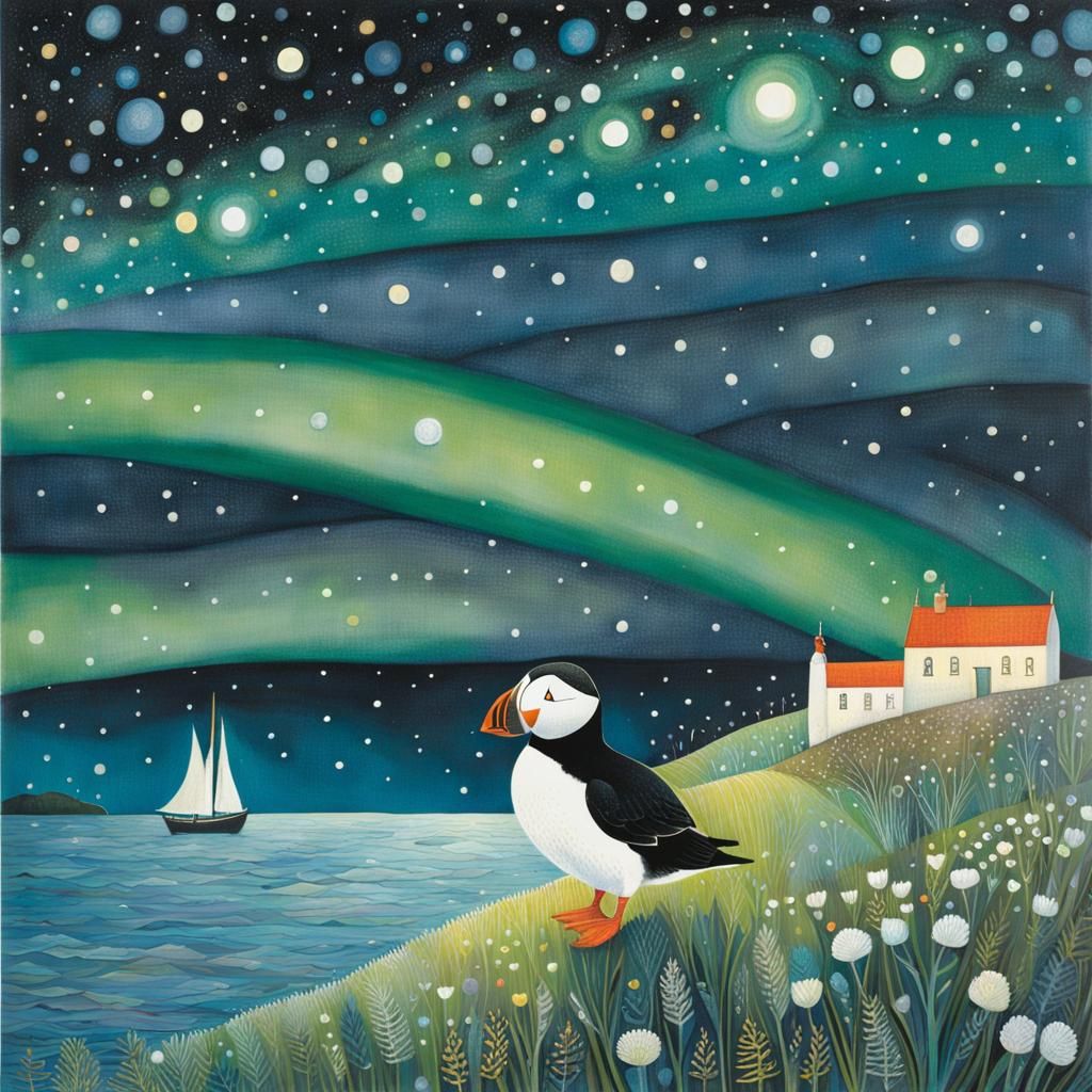 Puffin - AI Generated Artwork - NightCafe Creator
