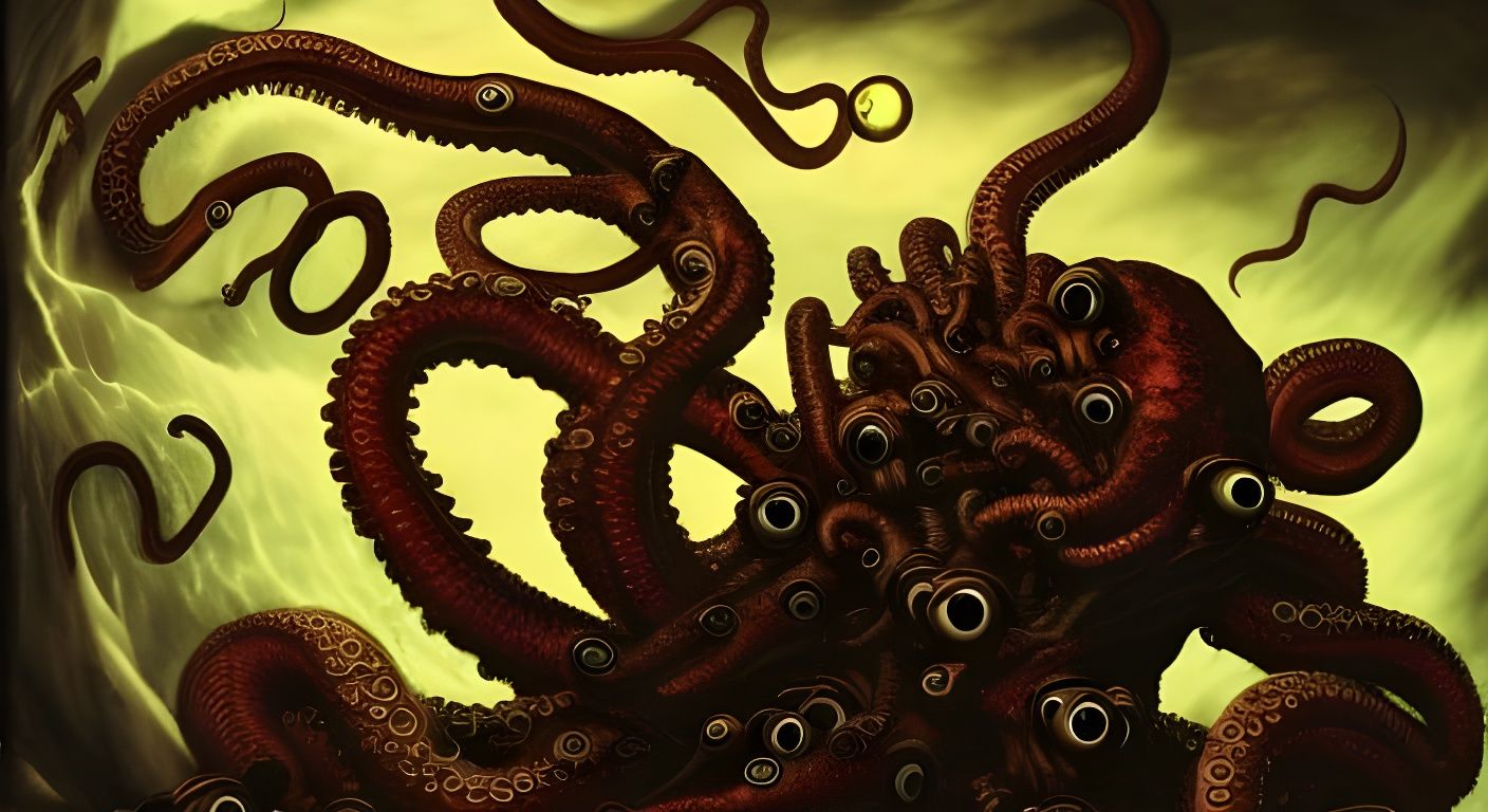 Lovecraftian Entity - AI Generated Artwork - NightCafe Creator