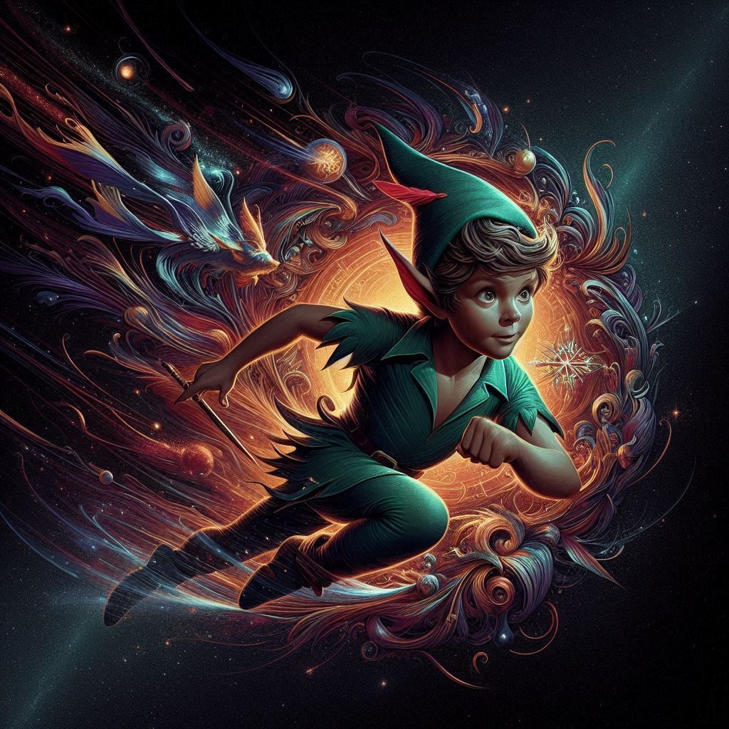 Flash Peter Pan - AI Generated Artwork - NightCafe Creator