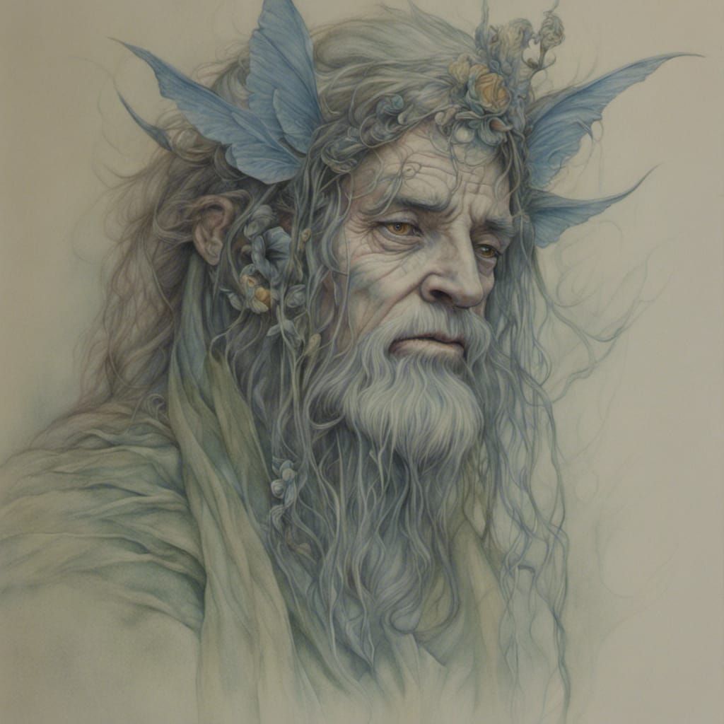Elder faerie man - AI Generated Artwork - NightCafe Creator