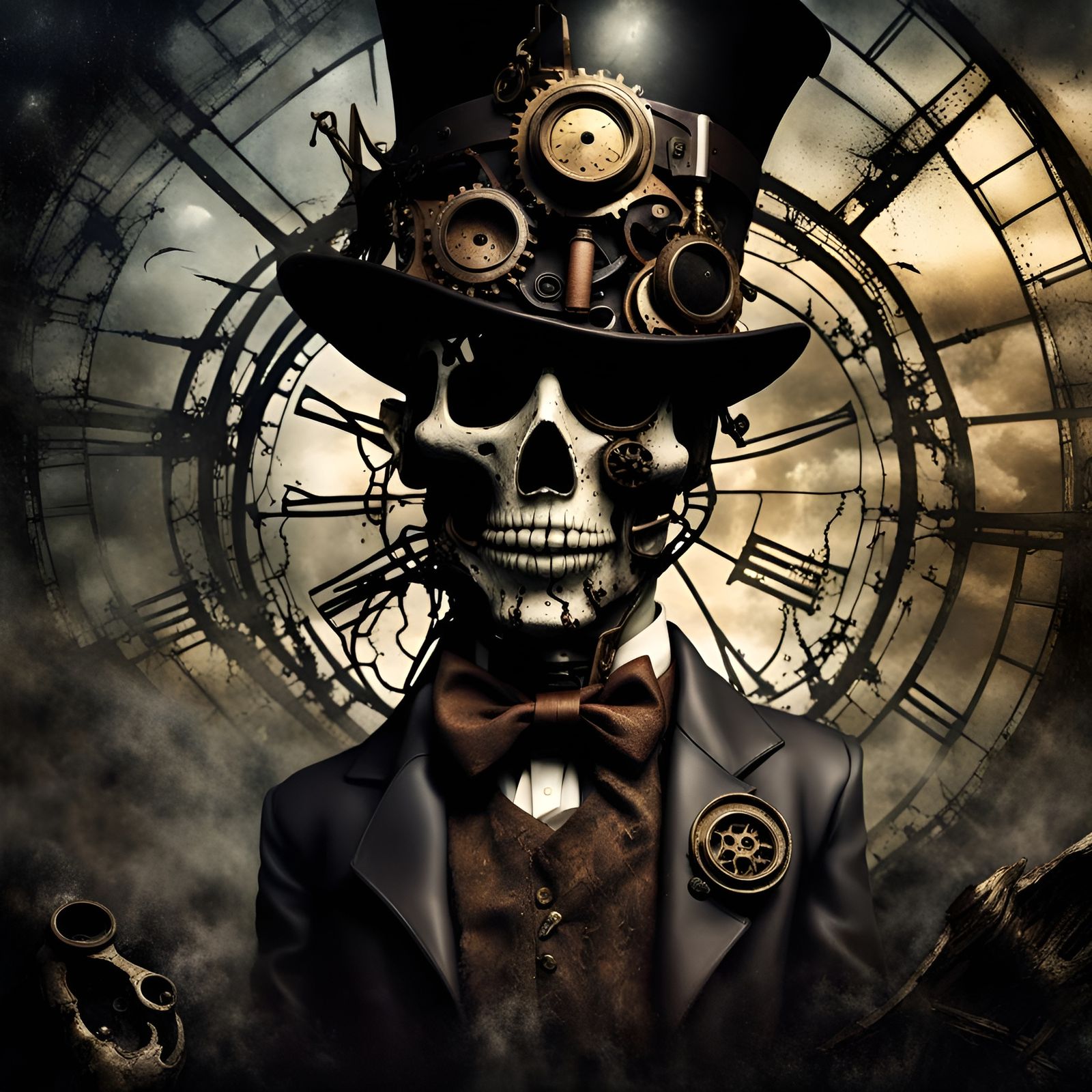 Steampunk Baron Samedi - AI Generated Artwork - NightCafe Creator
