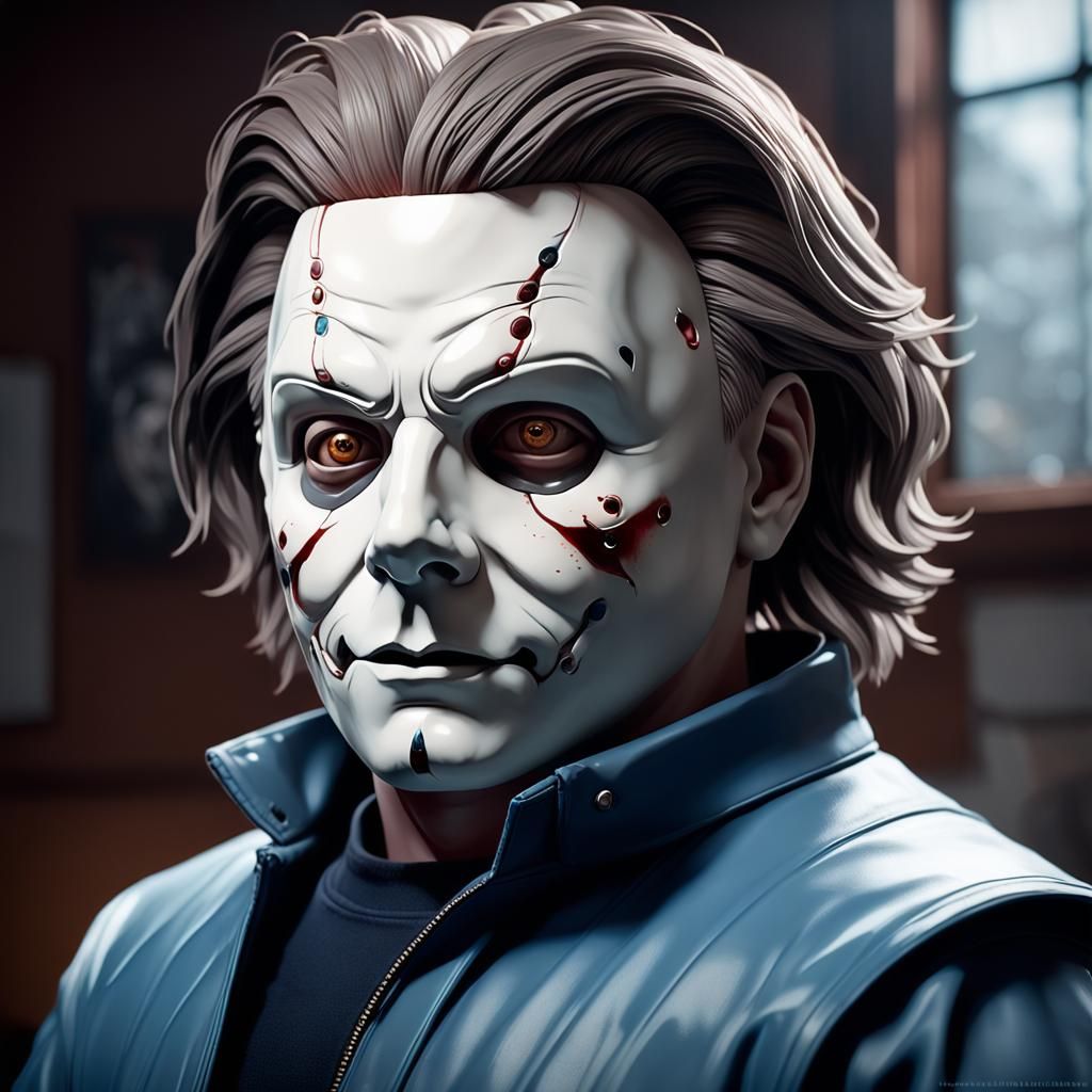 Satanic porcelain Michael Myers doll - AI Generated Artwork - NightCafe ...