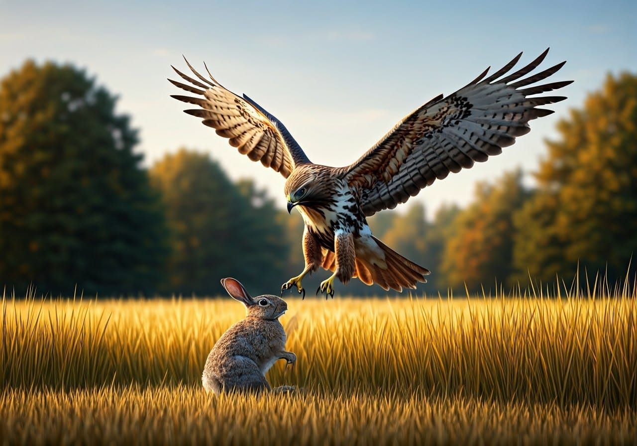 Raptor and Rabbit 02