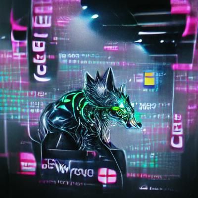cyber wolf - AI Generated Artwork - NightCafe Creator